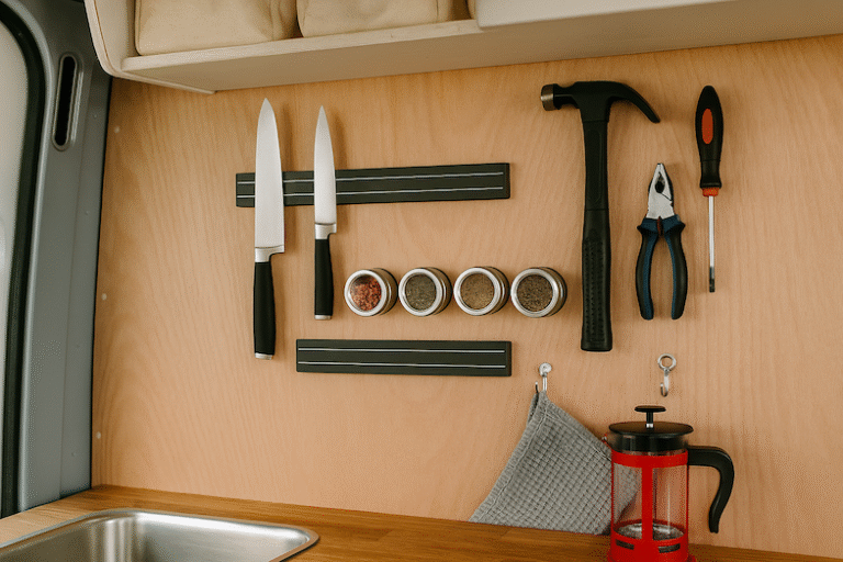 Space-Saving Van Storage Ideas for Tiny Van Interiors